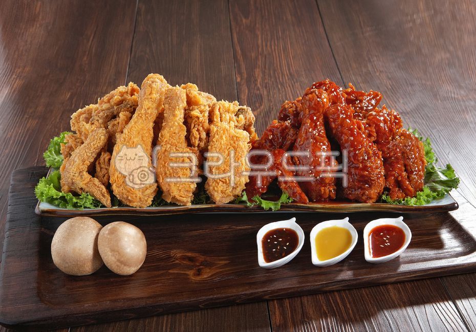 치킨, 양념치킨, 후라이드, 후라이드치킨, 치킨세트, 사진,이미지,일러스트,캘리그라피 - GOGOYA작가