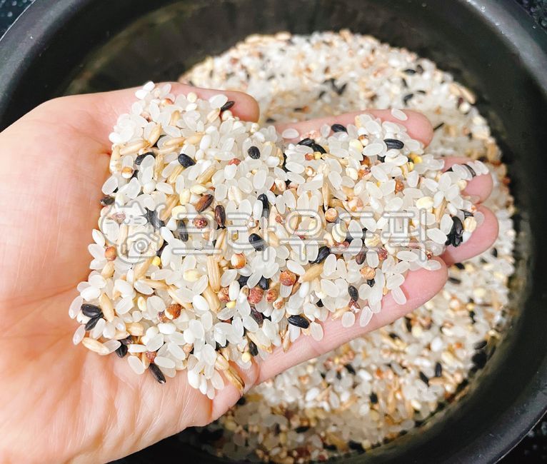 현미, 백미, 흑미, 현미쌀, 흑미쌀, 사진,이미지,일러스트,캘리그라피 - 먹방작가