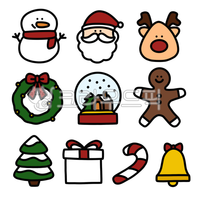 크리스마스, 겨울, 크리스마스아이콘, 겨울아이콘, 크리스마스일러스트, 사진,이미지,일러스트,캘리그라피 - 오인작가