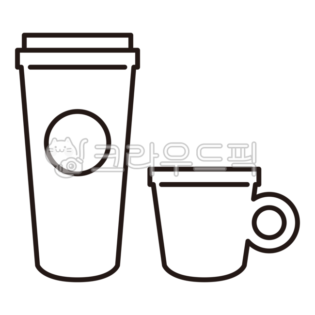 tumbler, 텀블러, 컵, 컵아이콘, 텀블러아이콘, 사진,이미지,일러스트,캘리그라피 - 다리파작가