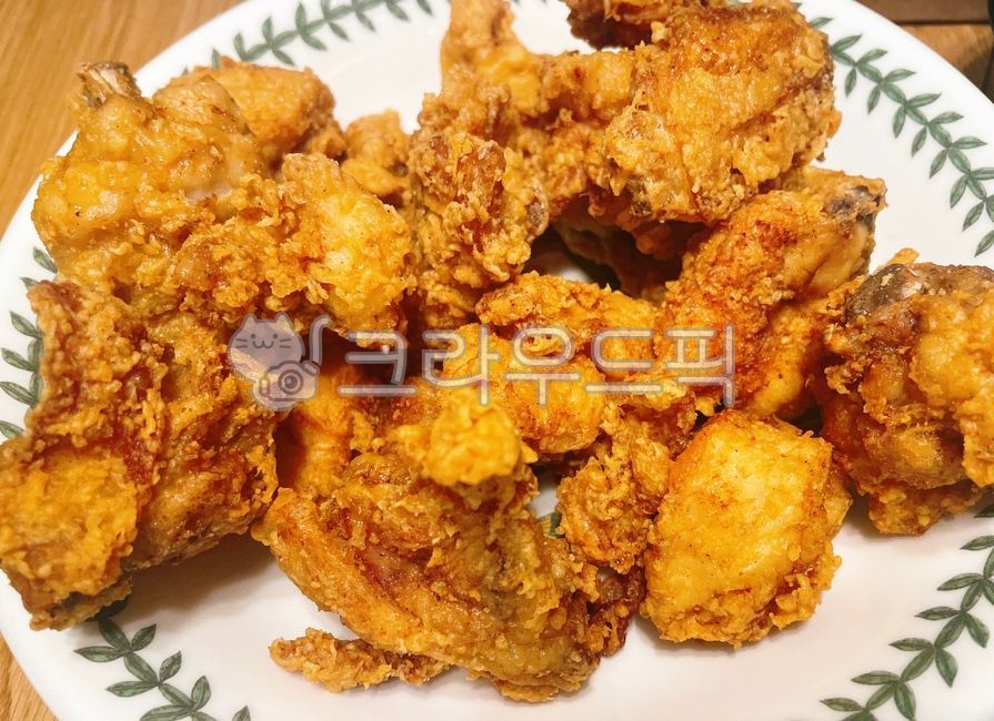 후라이드치킨, 후라이드통닭, 치킨, 통닭, 닭고기, 사진,이미지,일러스트,캘리그라피 - 먹방작가
