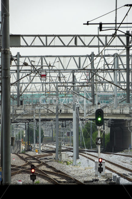 subway, train, railroad, signal, greenlight, 사진,이미지,일러스트,캘리그라피 - Louis ...