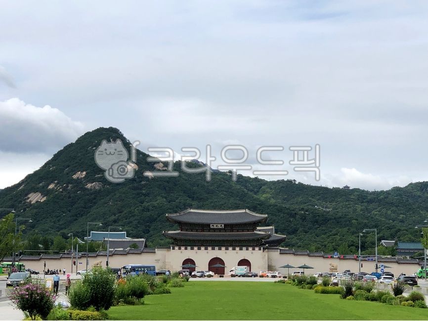 경복궁, 문화재, 북악산, 서울, 전통, 사진,이미지,일러스트,캘리그라피 - 나비처럼작가