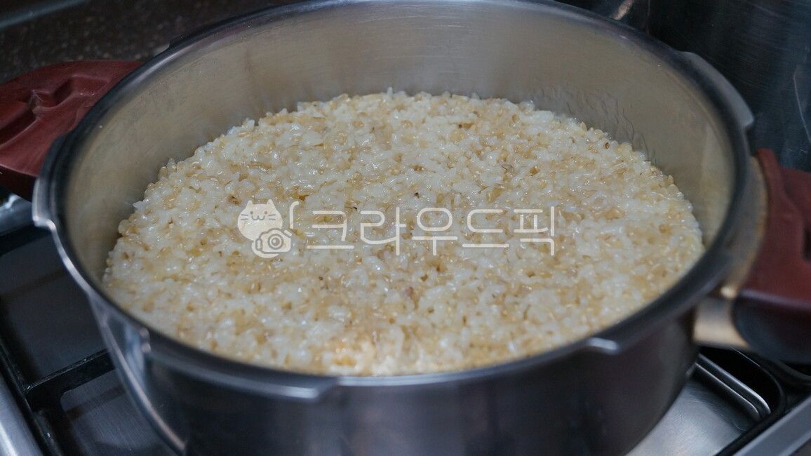 현미밥, 잡곡밥, 라이스, 압력밥솥, 압력밥, 사진,이미지,일러스트,캘리그라피 - 대장양작가