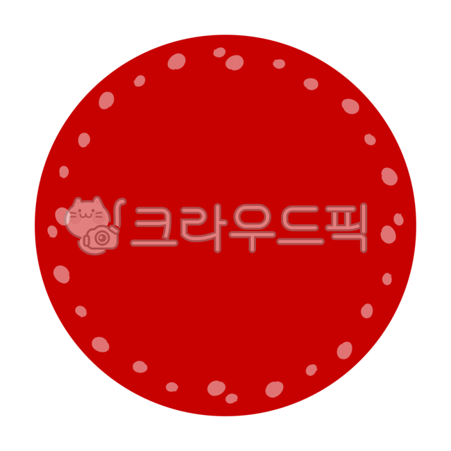동그라미, 레드, 빨간동그라미, 프레임, 테두리, 사진,이미지,일러스트,캘리그라피 - MacaRongRong작가