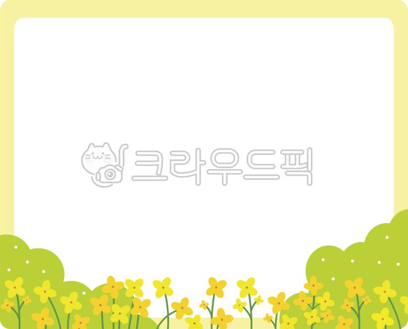 테두리, 프레임, 봄테두리, 봄프레임, 꽃테두리, 사진,이미지,일러스트,캘리그라피 - Anyum작가