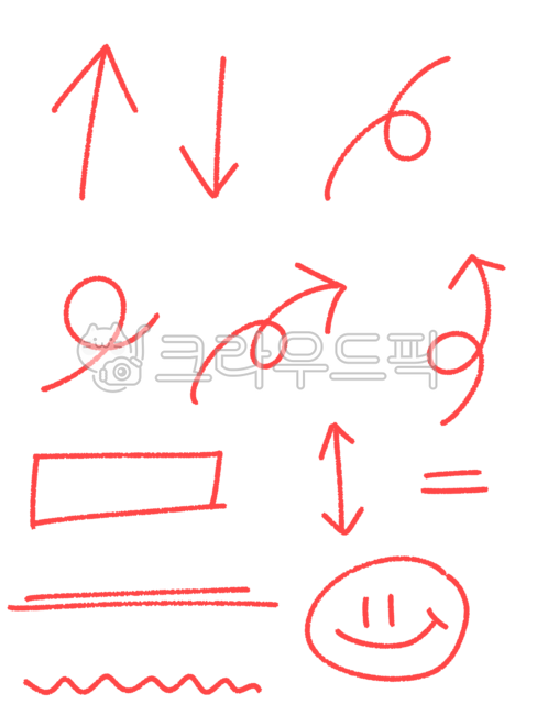 화살표 손그림 피피티 Ppt 발표 사진이미지일러스트캘리그라피 Sunf작가