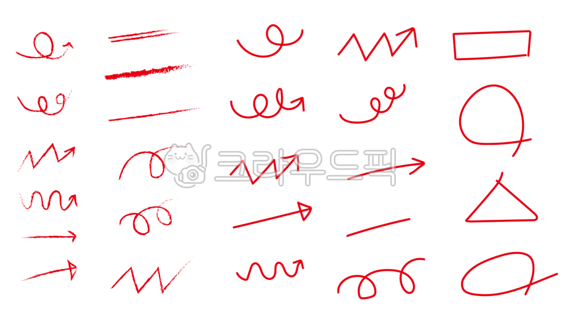 화살표, 화살, 표시, 표지판, 동그라미, 사진,이미지,일러스트,캘리그라피 - EVEN작가