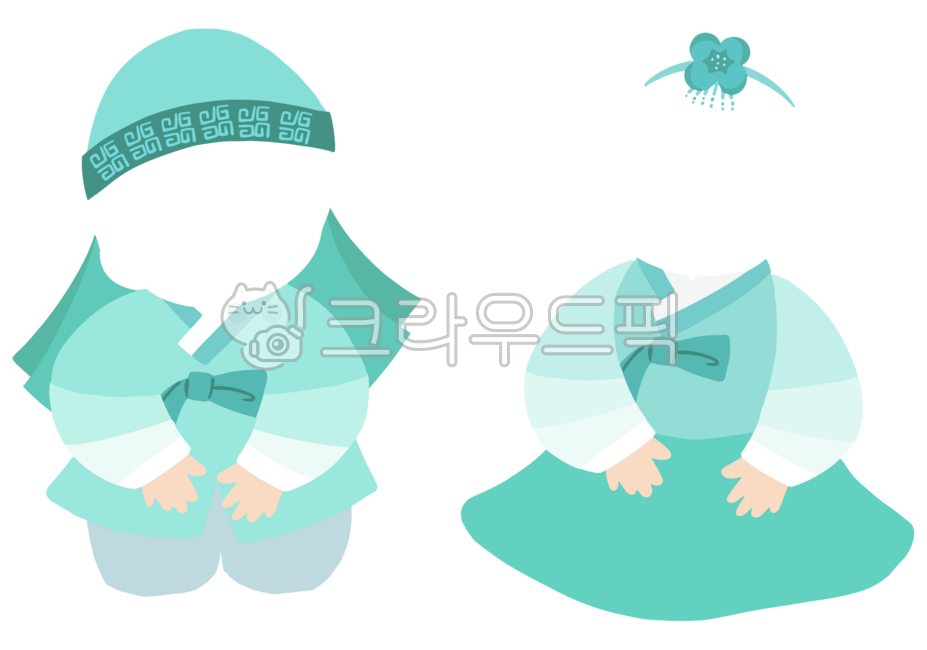 설날, 명절, 추석, 사람, 어린이, 사진,이미지,일러스트,캘리그라피 - 메워니작가