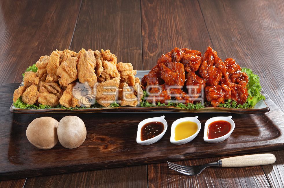 치킨, 양념치킨, 후라이드, 후라이드치킨, 치킨세트, 사진,이미지,일러스트,캘리그라피 - GOGOYA작가