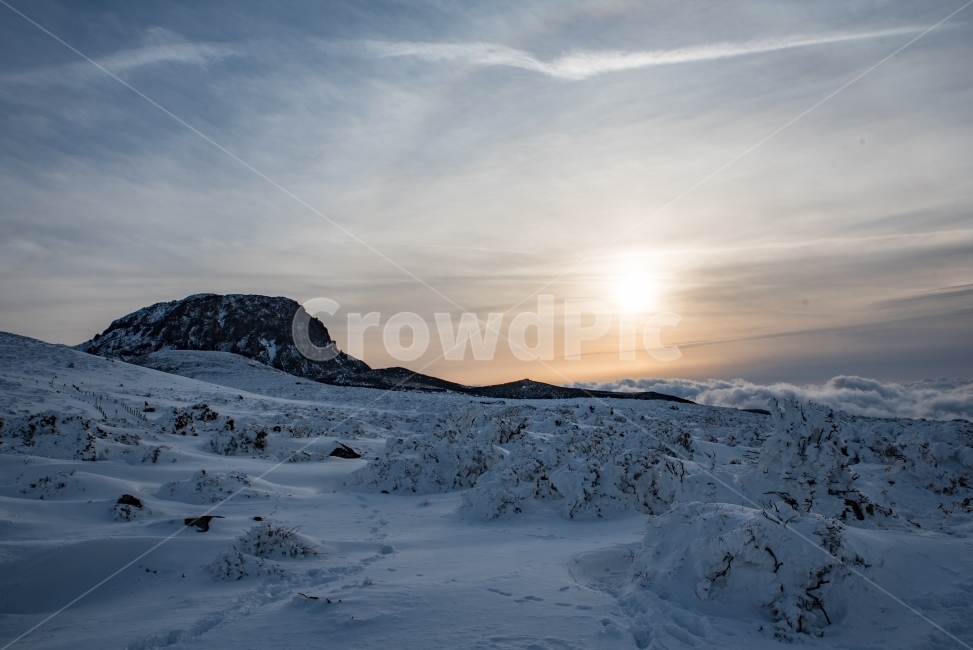 제주도, 한라산, 겨울산, 겨울풍경, 겨울, 사진,이미지,일러스트,캘리그라피 - kapirum작가