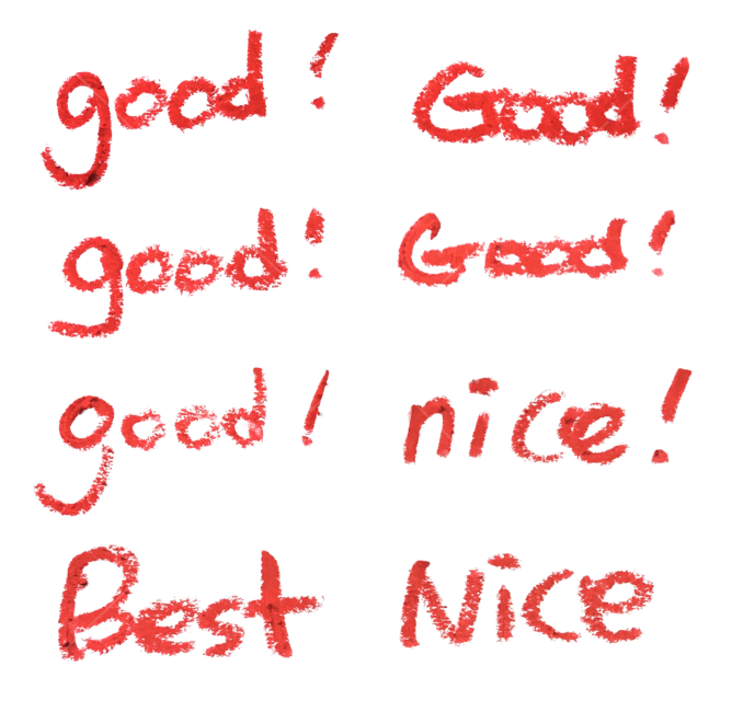 빨간펜, 색연필, 누끼, good, nice, 사진,이미지,일러스트,캘리그라피 - dorot작가