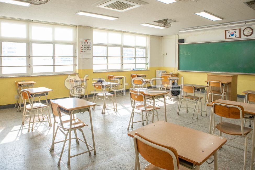 학교, 교실, 고등학교, school, classroom, 사진,이미지,일러스트,캘리그라피 - 마네루작가