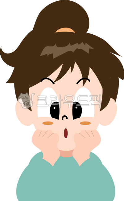 놀람, 놀란사람, 놀란사람일러스트, 놀람일러스트, 깜찎이야, 사진,이미지,일러스트,캘리그라피 - 초코렛뜨작가