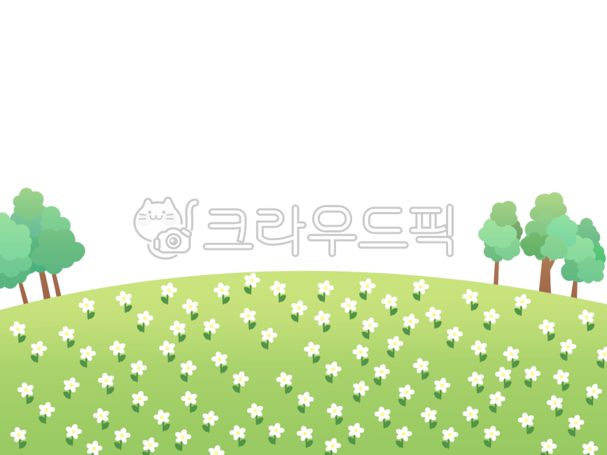 언덕 들 들판 풀밭 잔디 사진이미지일러스트캘리그라피 Bootan작가