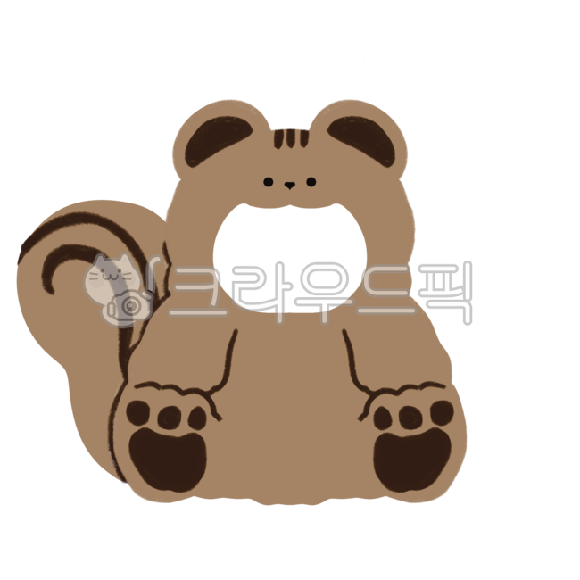 얼굴합성, 얼굴합성도안, 다람쥐, 다람쥐캐릭터, 유치원, 사진,이미지,일러스트,캘리그라피 - 푸릉푸릉작가