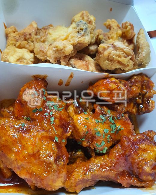 치킨, 후라이드치킨, 양념통닭, 양념치킨, 기름, 사진,이미지,일러스트,캘리그라피 - 스테이둑작가