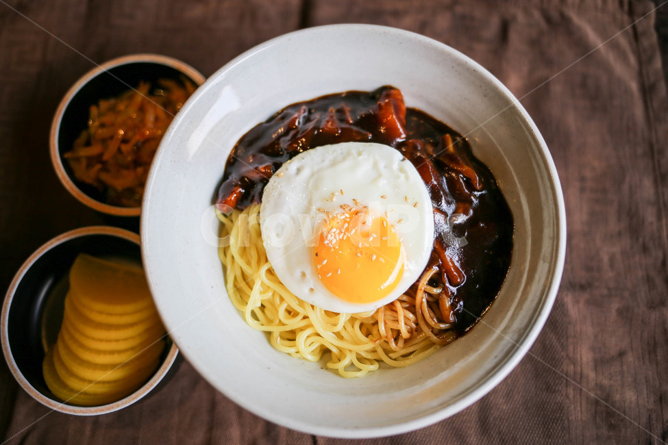 음식, 중국음식, 중식, 짜장면, 자장면, 사진,이미지,일러스트,캘리그라피 - 이빠이오빠작가