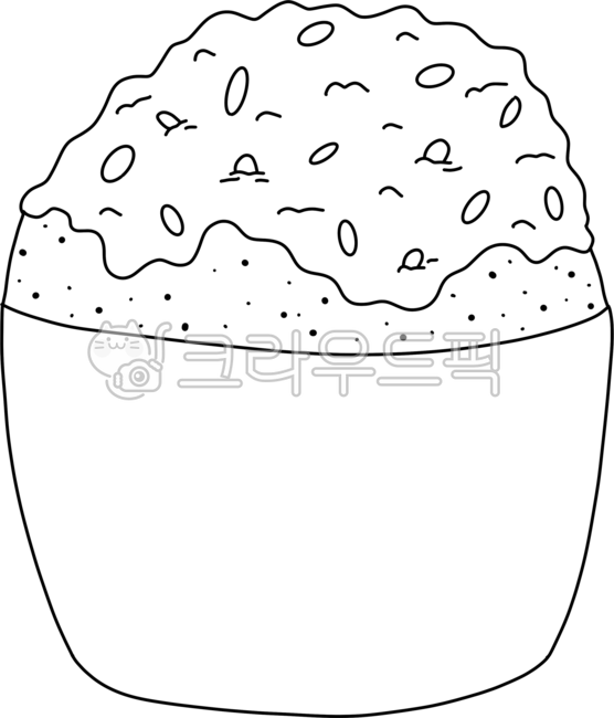빙수, 아이스크림, 일러스트, 그림, 빙수컬러링북, 사진,이미지,일러스트,캘리그라피 - navisky작가