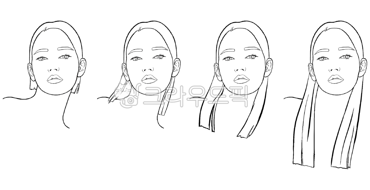 head, 머리, 사람, 헤어, 헤어기장, 사진,이미지,일러스트,캘리그라피 - 인챈트리스작가