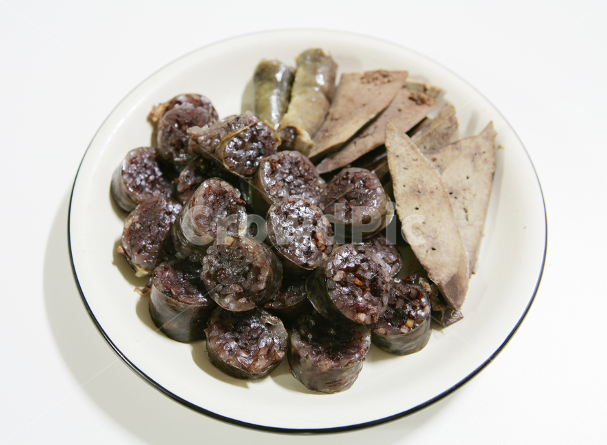 순대, 분식, 한국음식, 순대모듬, 순대간, 사진,이미지,일러스트,캘리그라피 - Ogary작가