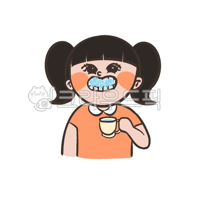 어린이집, 양치, 양치교육, 여자, 어린이, 사진,이미지,일러스트,캘리그라피 - dallang작가