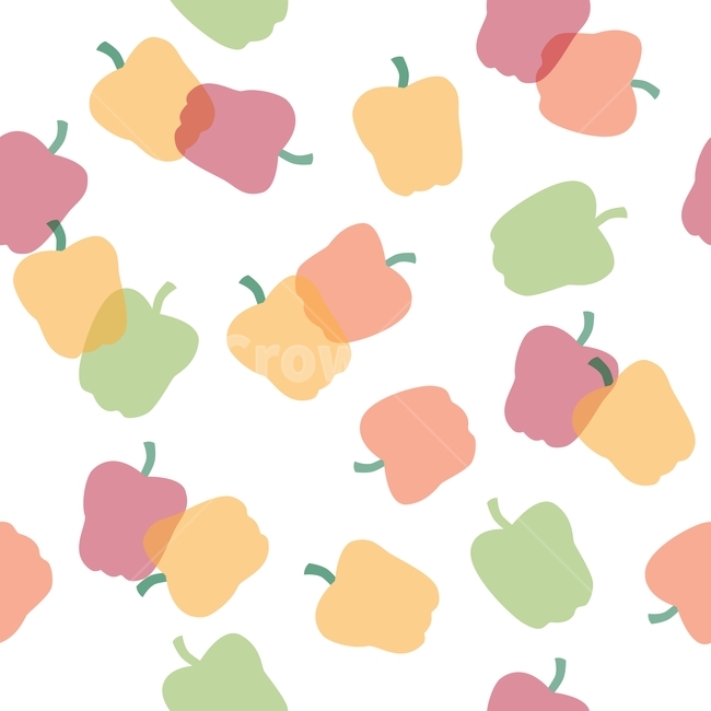 채소, 피망, 패턴, 그래픽, 일러스트레이션, 사진,이미지,일러스트,캘리그라피 - space작가