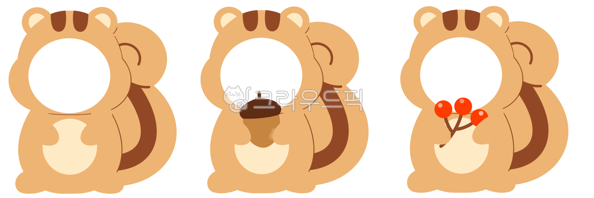 다람쥐, 다람쥐캐릭터, 동물, 동물캐릭터, 얼굴합성, 사진,이미지,일러스트,캘리그라피 - 미니s작가