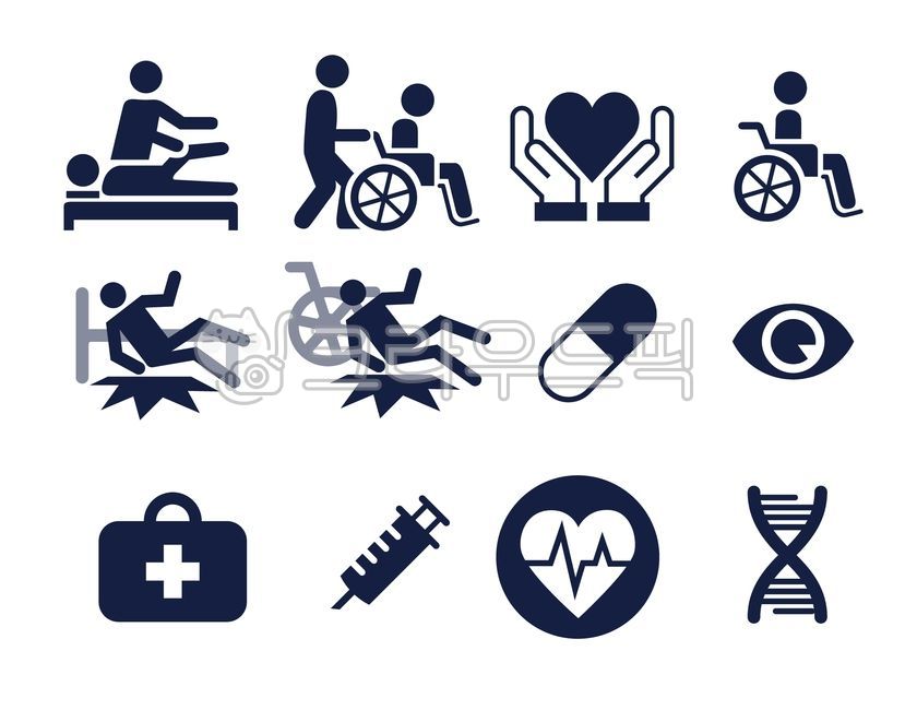 의료, 재활, 병원, 약, 정형, 사진,이미지,일러스트,캘리그라피 - qs_nvvhj작가