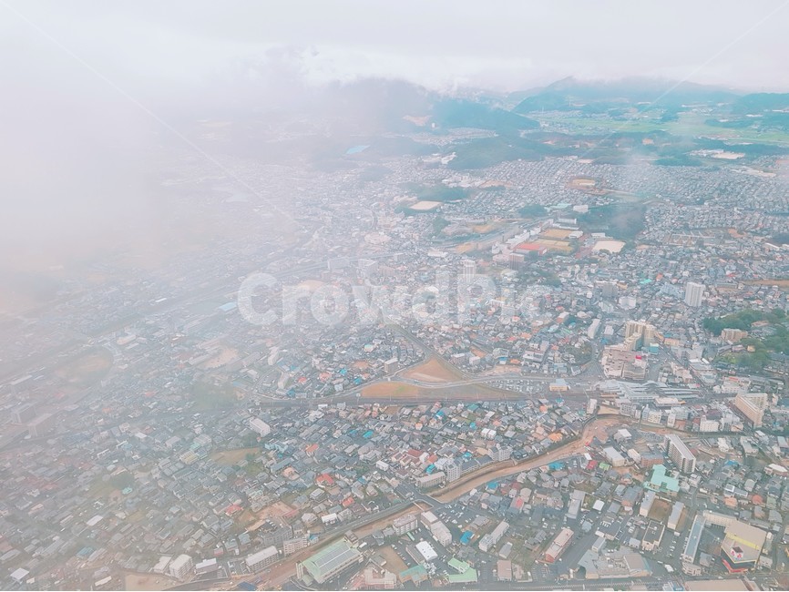 하늘, 구름, 흰구름, 하늘배경, 비행기안, 사진,이미지,일러스트,캘리그라피 - hjnmm작가