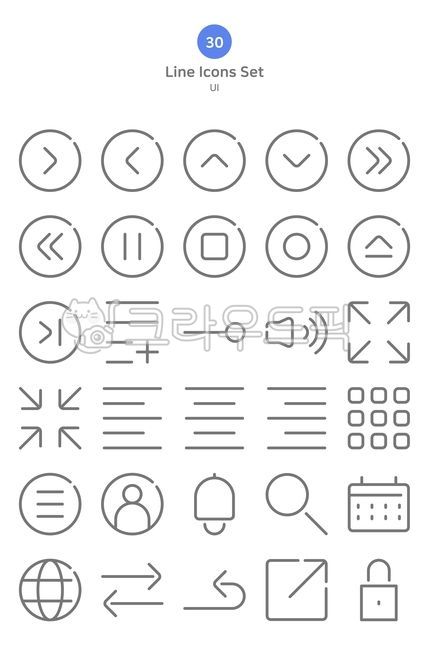 라인아이콘, 비즈니스, 벡터, 라인, 픽토그램, 사진,이미지,일러스트,캘리그라피 - 유자디자인작가