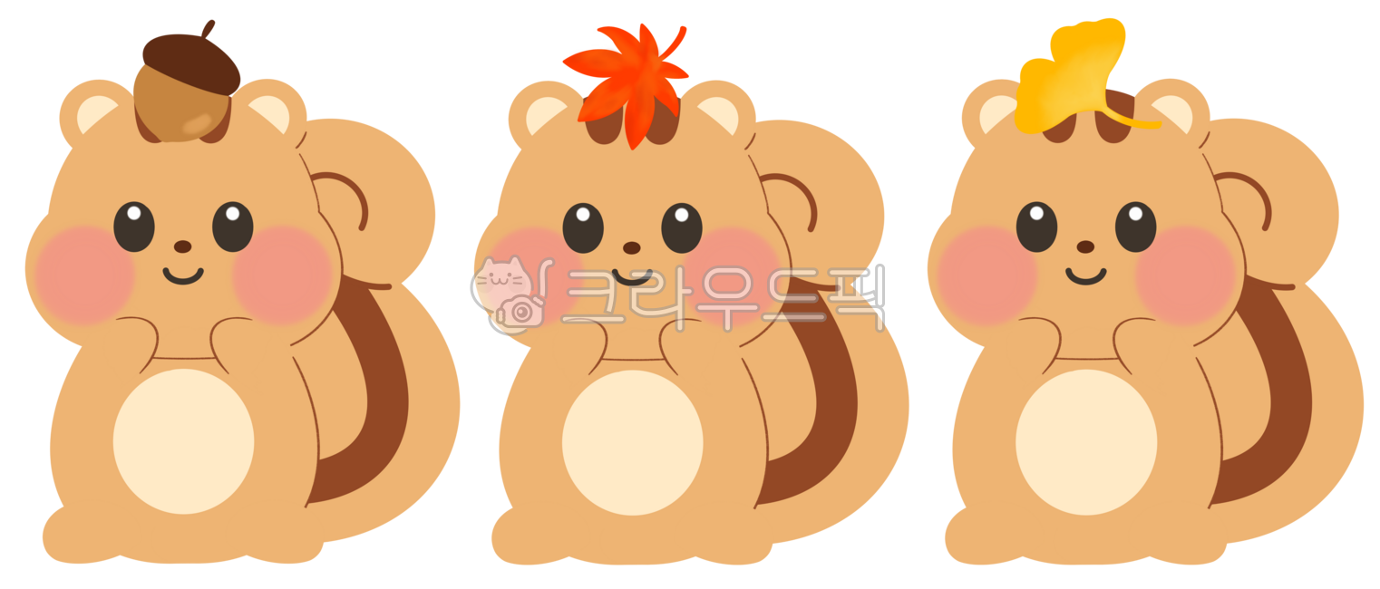 다람쥐, 동물, 동물캐릭터, 다람쥐캐릭터, 도토리, 사진,이미지,일러스트,캘리그라피 - 미니s작가