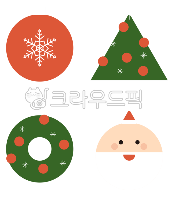 크리스마스, 성탄절, 아이콘, 일러스트, 손그림, 사진,이미지,일러스트,캘리그라피 - magnoliaa작가