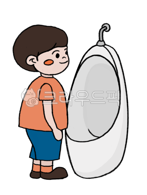 변기, 소변기, 오줌, 배변활동, 어린이집, 사진,이미지,일러스트,캘리그라피 - dallang작가