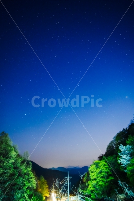 별, 야경, 하늘, 그림, 예쁜, 사진,이미지,일러스트,캘리그라피 - JJUNK작가