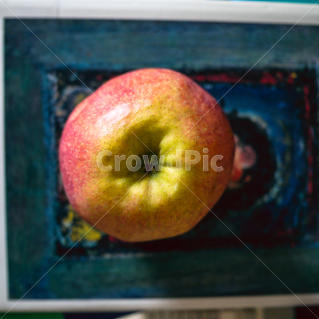 apple, objects, red, nature, fruit, 사진,이미지,일러스트,캘리그라피 - 기노작가