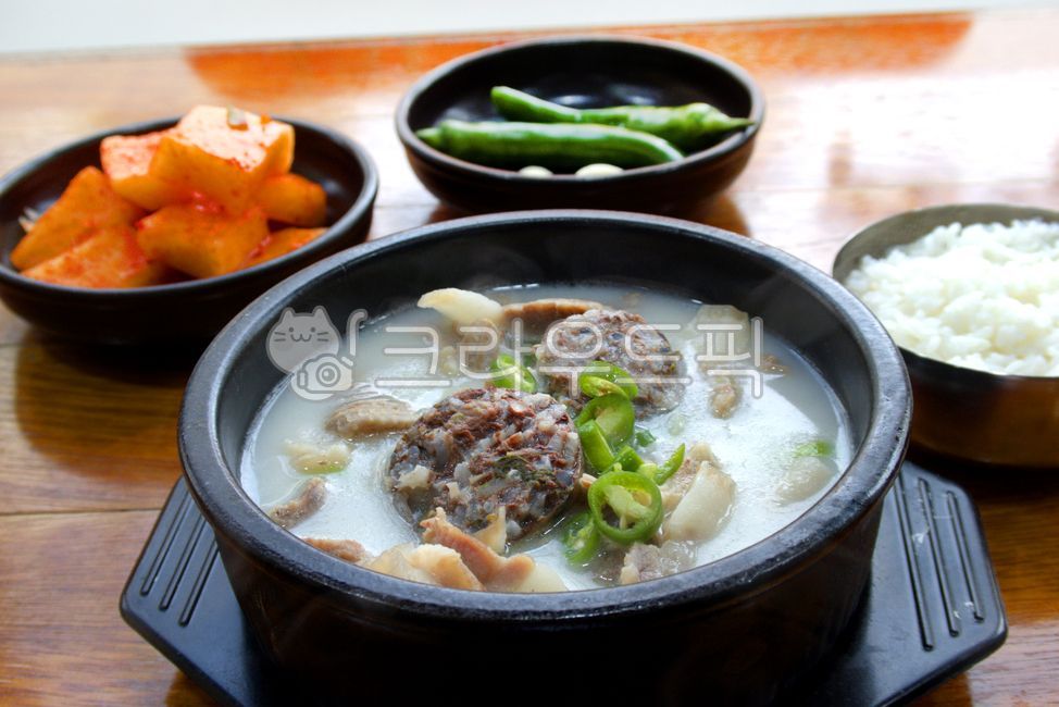 순대국밥, 순대국, 돼지고기, 한식, 한국음식, 사진,이미지,일러스트,캘리그라피 - 포토비작가