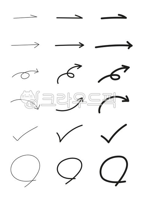 화살표, 부호, 라인, 테크, 동그라미, 사진,이미지,일러스트,캘리그라피 - 그림쟁이작가