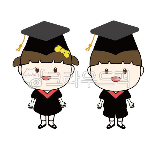 학사모 유치원졸업일러스트 어린이졸업일러스트 졸업일러스트 어린이집졸업 사진이미지일러스트캘리그라피 아리디자인작가