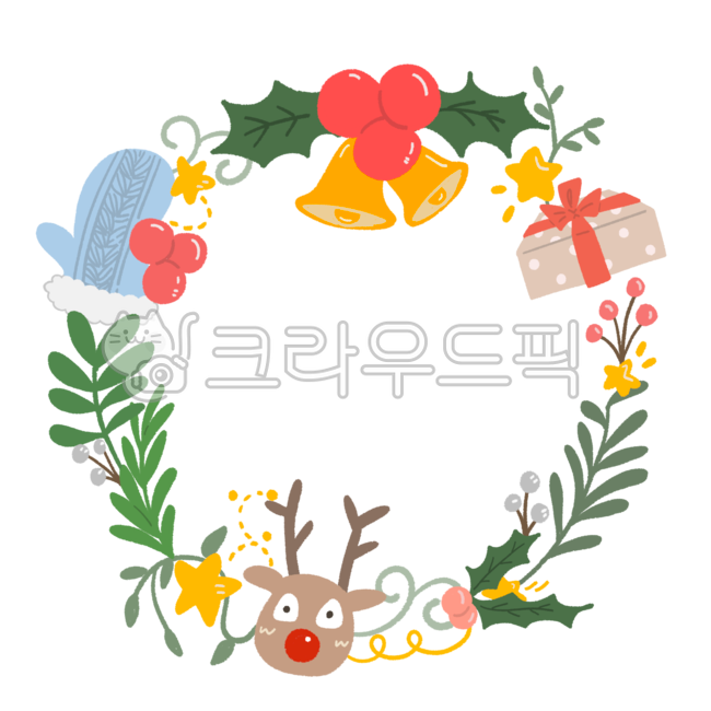 크리스마스 크리스마스리스 크리스마스그림 크리스마스일러스트 메리크리스마스 사진이미지일러스트캘리그라피 노바이작가