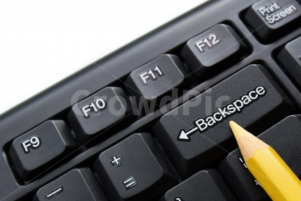 keybord, 키보드, 백스페이스, Backspace, 되돌림, 사진,이미지,일러스트,캘리그라피 - pilgrim작가