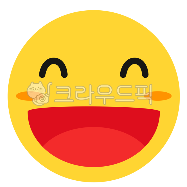 스마일, 웃음, 웃는얼굴, 스마일스티커, 이모티콘, 사진,이미지,일러스트,캘리그라피 - 매니팩토리작가